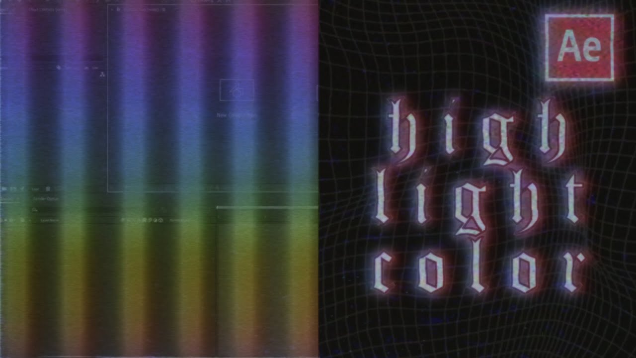 change theme color (hightlight color) | after effects tutorial - YouTube