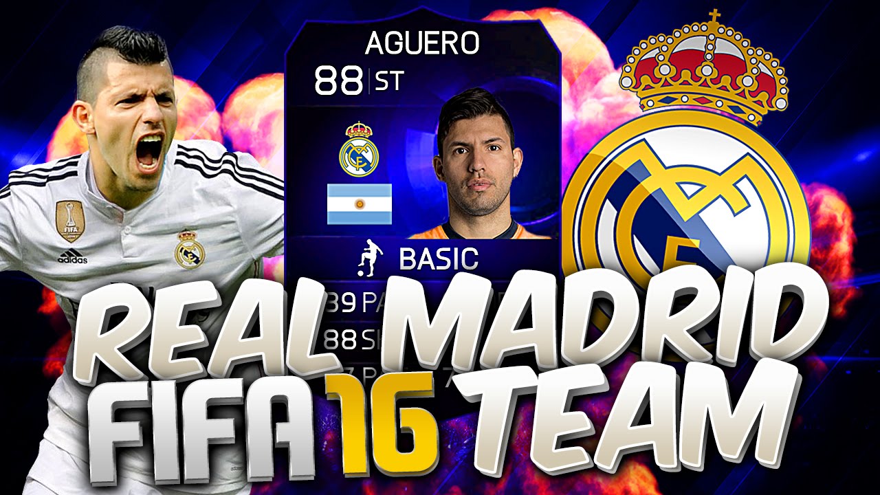 NEW FIFA 16 REAL MADRID TEAM?!?! VS JMXFIFA!!! - YouTube