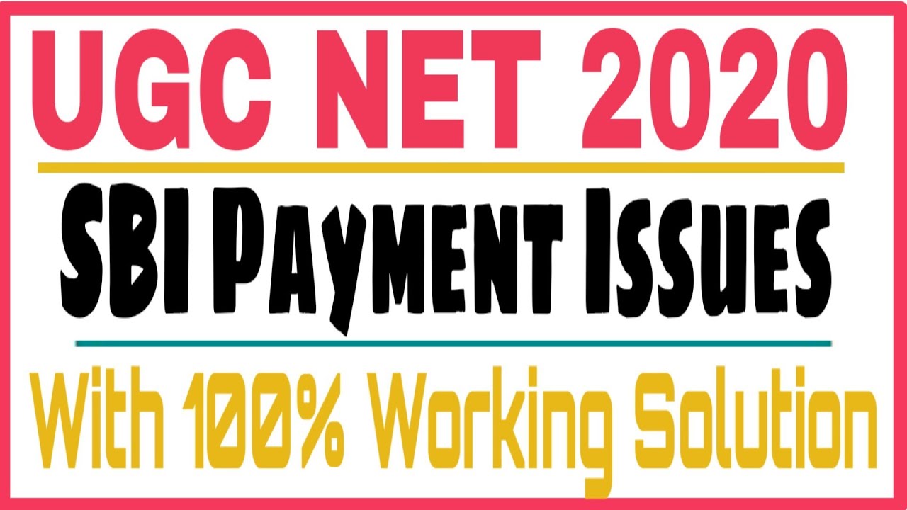 Ugc Net Fees Pay Solution With Proof - YouTube