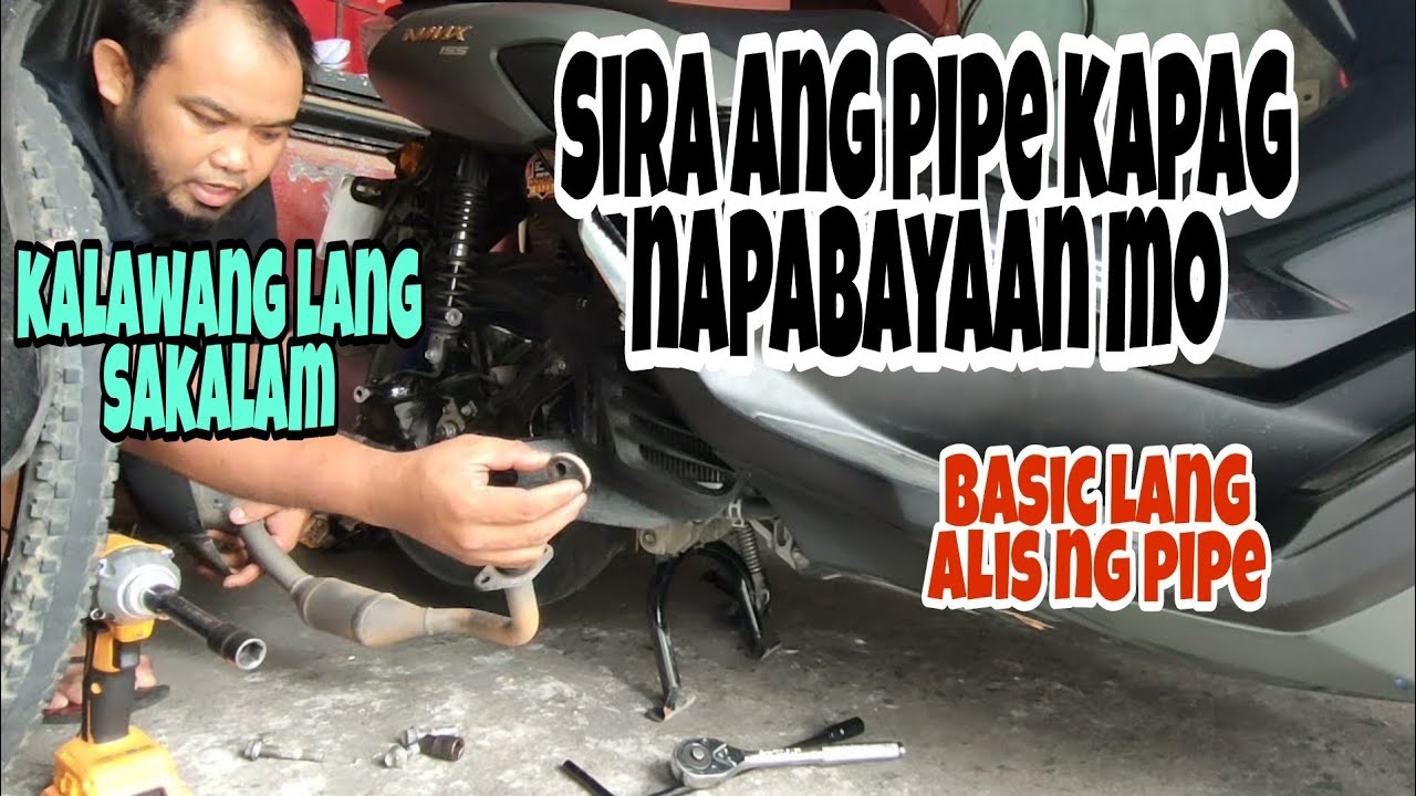 PAANO ALISIN ANG KALAWANG SA PIPE / NMAX V2 LINISIN NG PIPE / HIGH TEMP ...