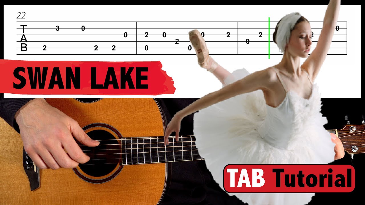Swan Lake - Easy Guitar Tutorial + TAB - YouTube