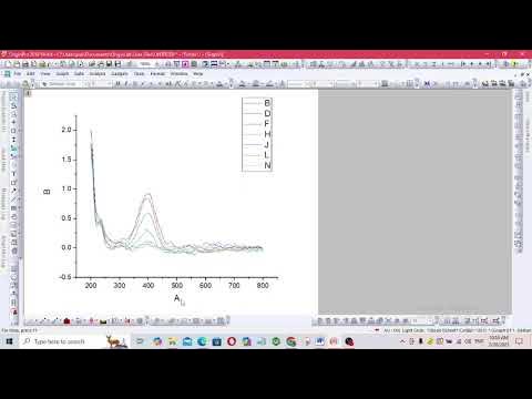 How to plot UV Stacked Graph - YouTube