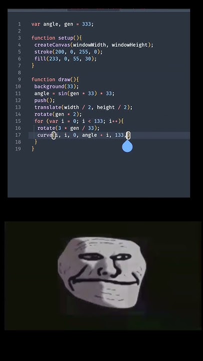 Save it📌..Try it🚀| Create Awesome Animation Javascript | P5 JS #shorts #css #developer #coding ...