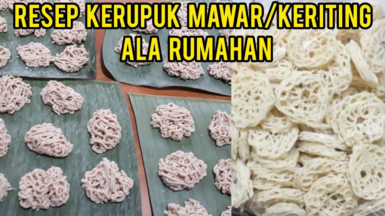 Cara Membuat Kerupuk Mawar Keriting Ala Rumahan Kerupuk Uyel Ide