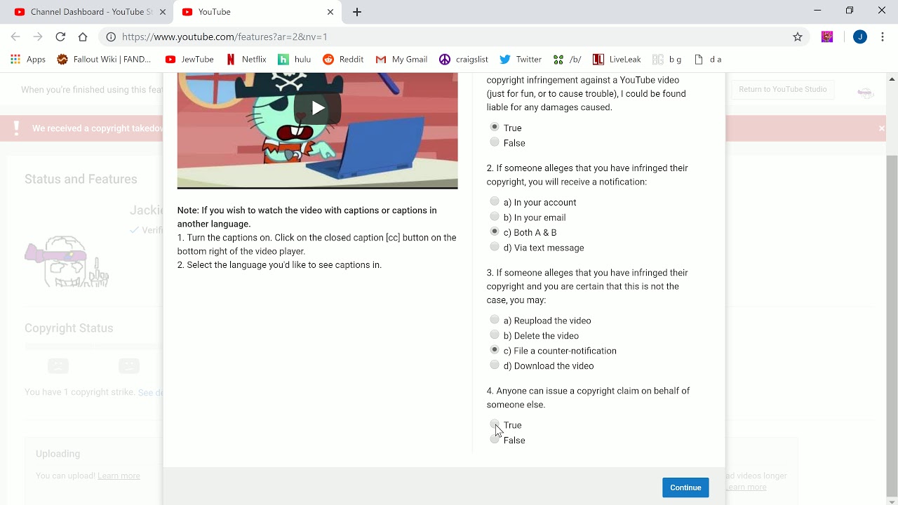 FUCK KIM STANGL I HAD TO TAKE COPYRIGHT SCHOOL - YouTube