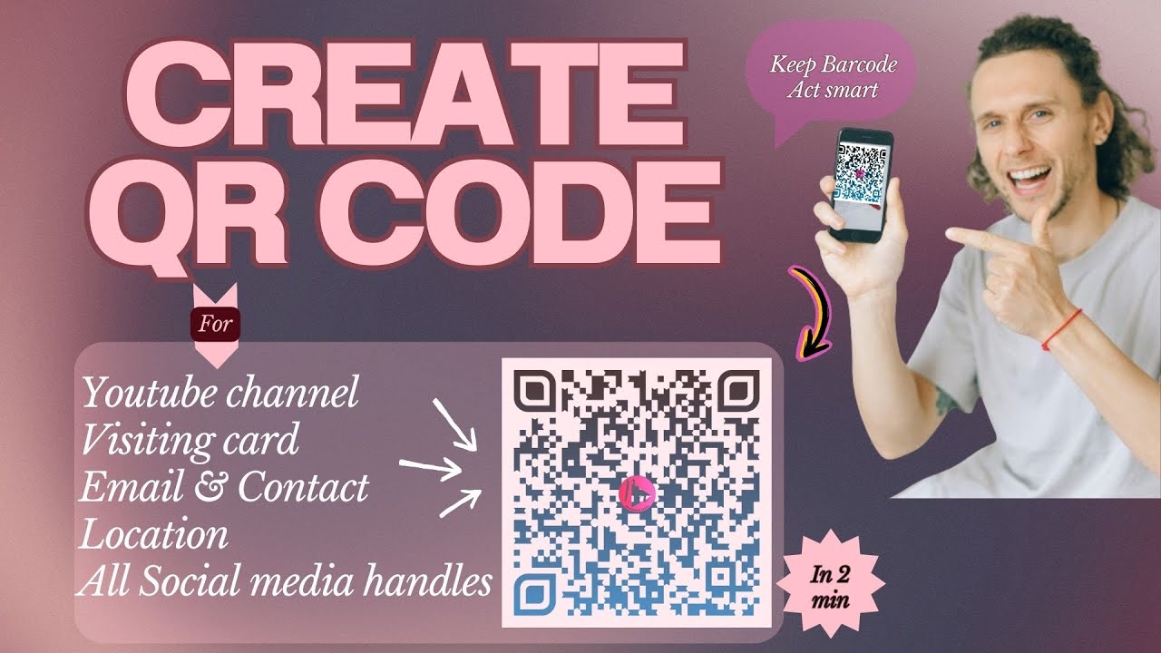 Create QR Code for free | For All social media handles | Visiting card ...
