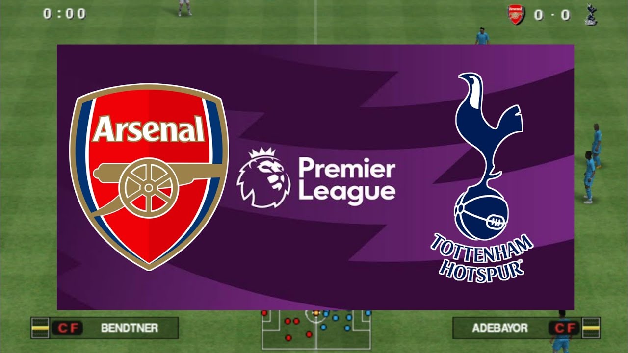 PES 2014 - ARSENAL vs TOTTENHAM | Premier League | PPSSPP Android ...