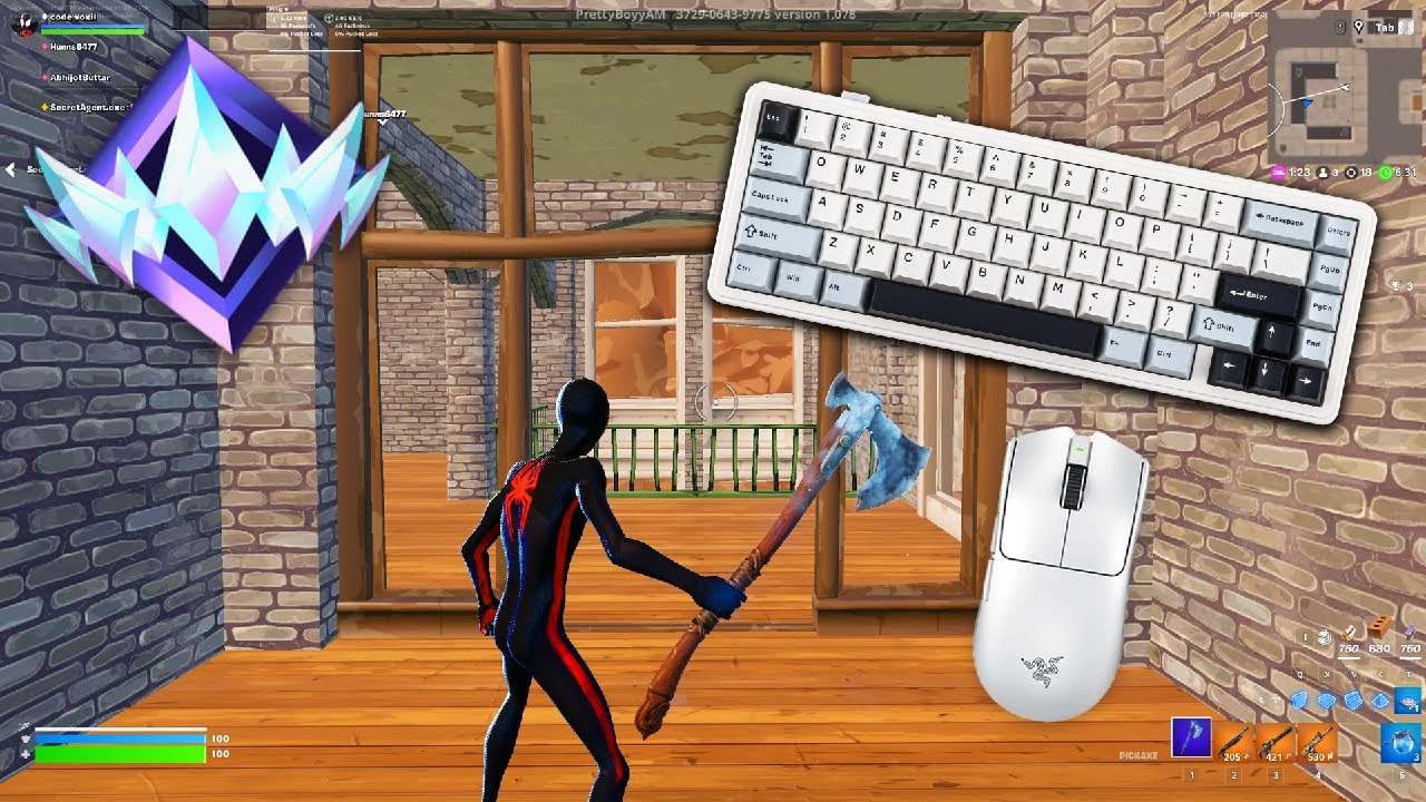 AULA F65🏆Fortnite Tilted ZoneWars😴Keyboard Sounds ASMR Smooth - YouTube