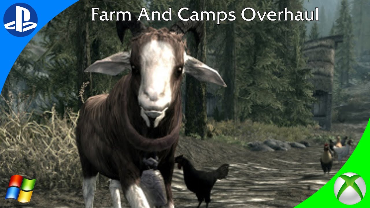 Skyrim Mod: Farm And Camps Overhaul (PS4/PC/XBOX1) - YouTube