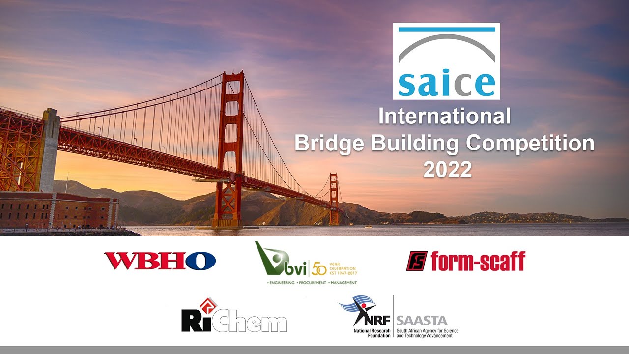 SAICE International Bridge Building Competition 2022 - YouTube