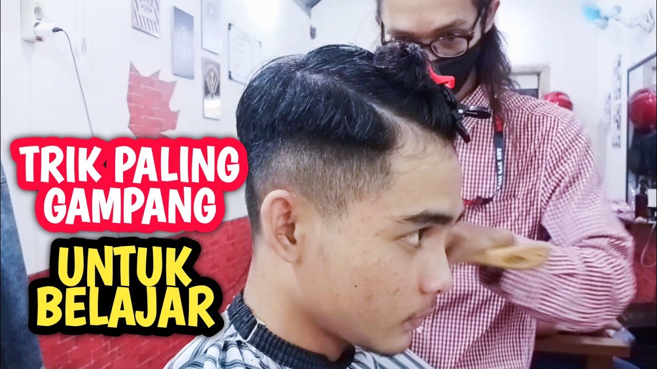 Cara cepat potong rambut rapi untuk pemula banget🔥 - YouTube