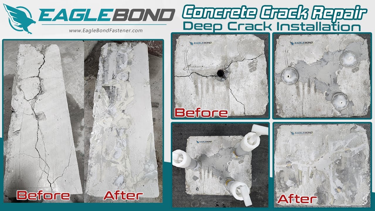 Concrete Crack Repair Solution / Structural Crack Repair / Deep Crack ...