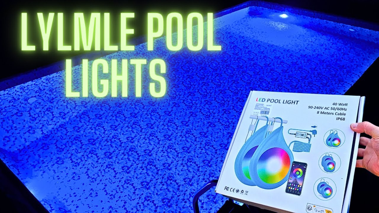LyLmLe Led pool lights unboxing and review - YouTube