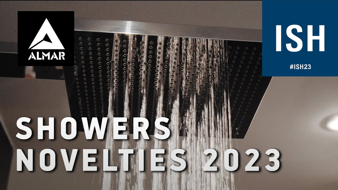 New showers and faucets from the Italian factory Almar at ISH 2023 ...