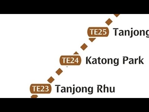 a new TEL mrt station - YouTube