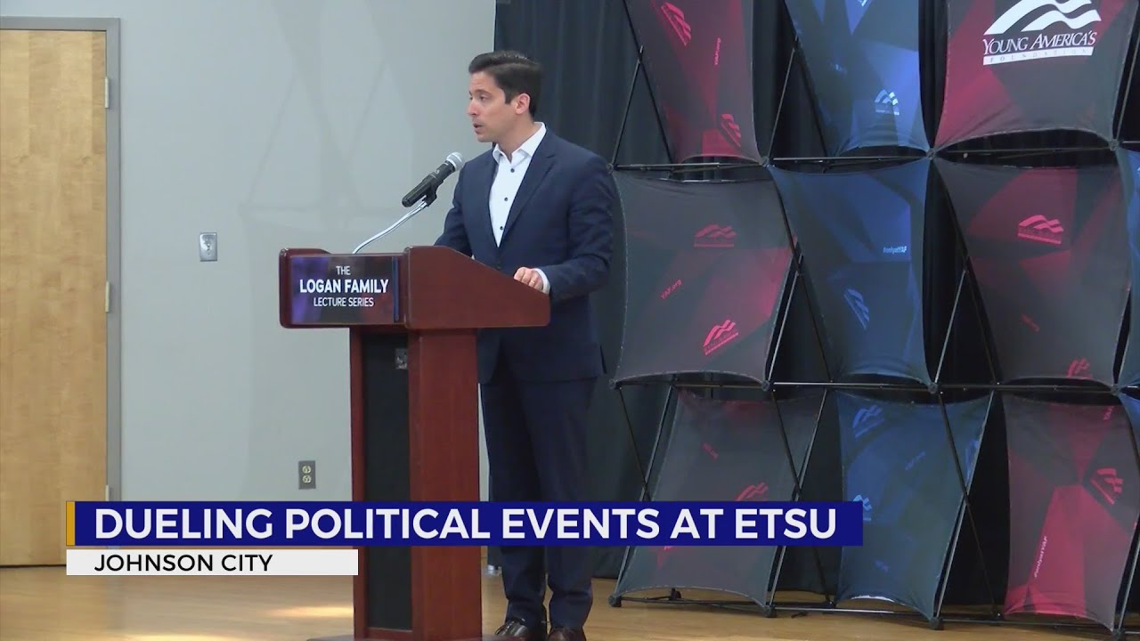 Controversial conservative commentator speaks at ETSU - YouTube