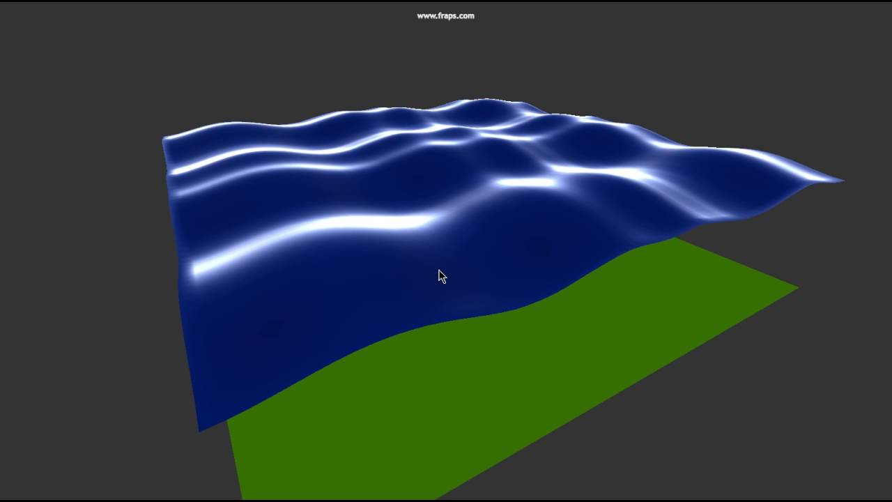 GPU Water Simulation - Final Year Project - YouTube