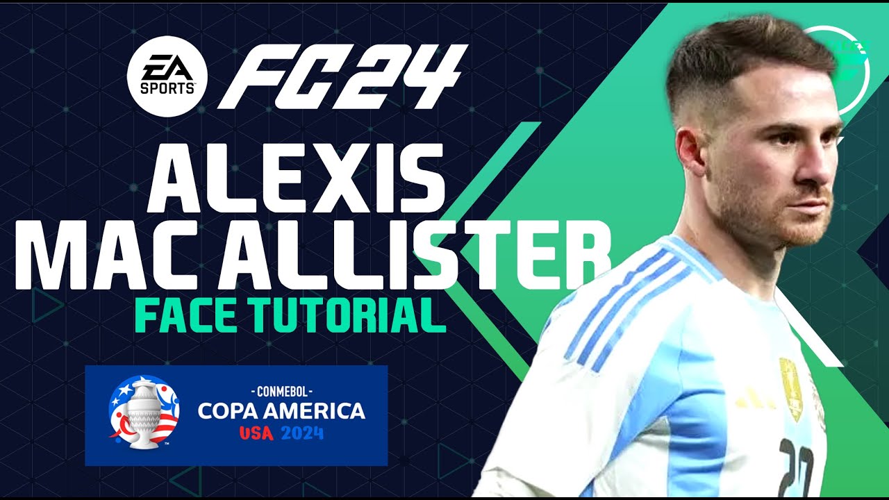 EA FC 24 ALEXIS MAC ALLISTER FACE - Pro Clubs Face Creation - CAREER ...