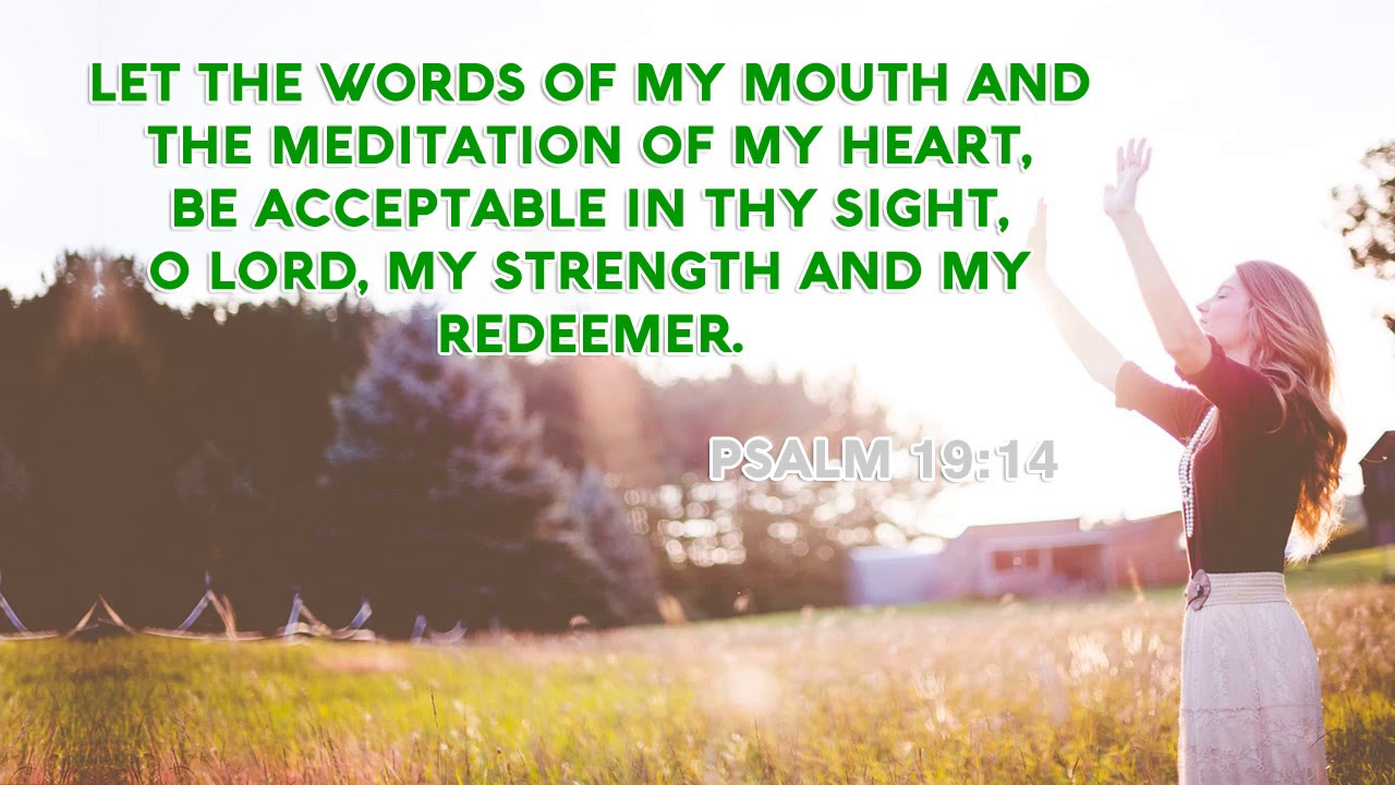 Psalm 19 Song - the meditation of my heart (Christian Scripture Praise ...