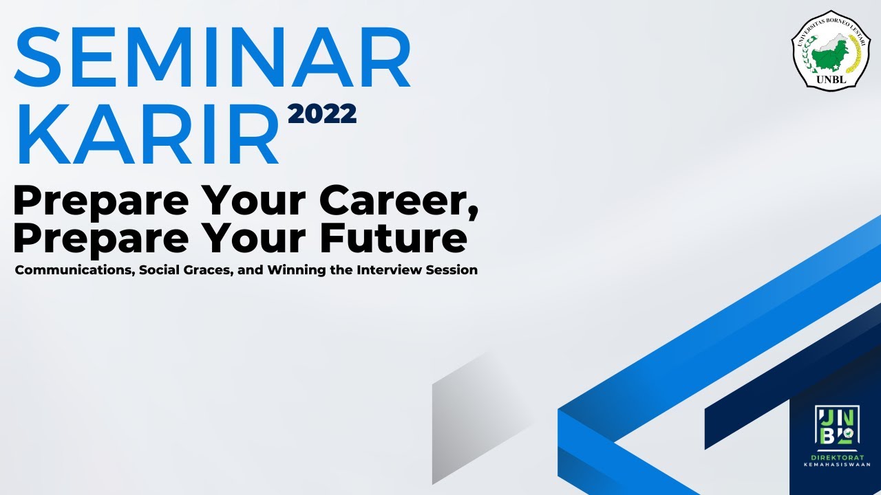 Seminar Karir UNBL 2022 #motivation #STREAM #trending - YouTube
