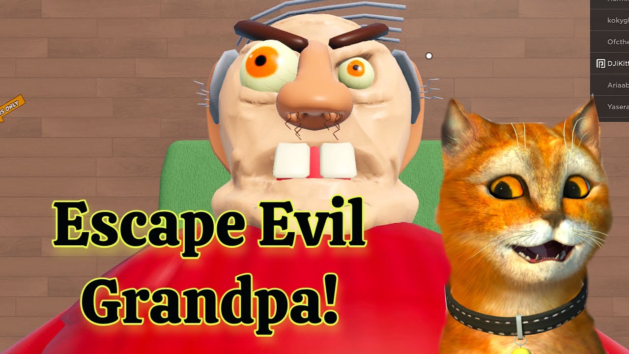 Roblox - Escape Evil Grandpa! (Full Walkthrough) - YouTube