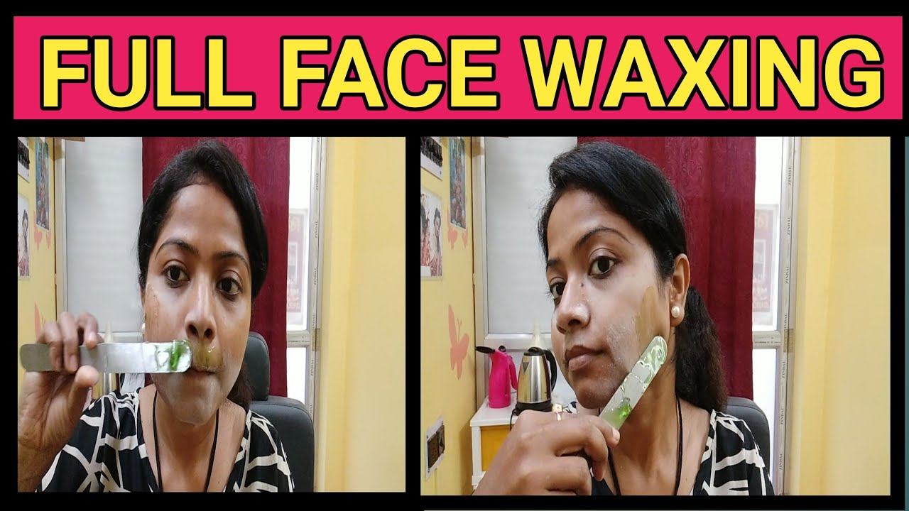 Full Face Waxing || Face Wax Easy Steps || Waxing || Mou Beauty Tv ...