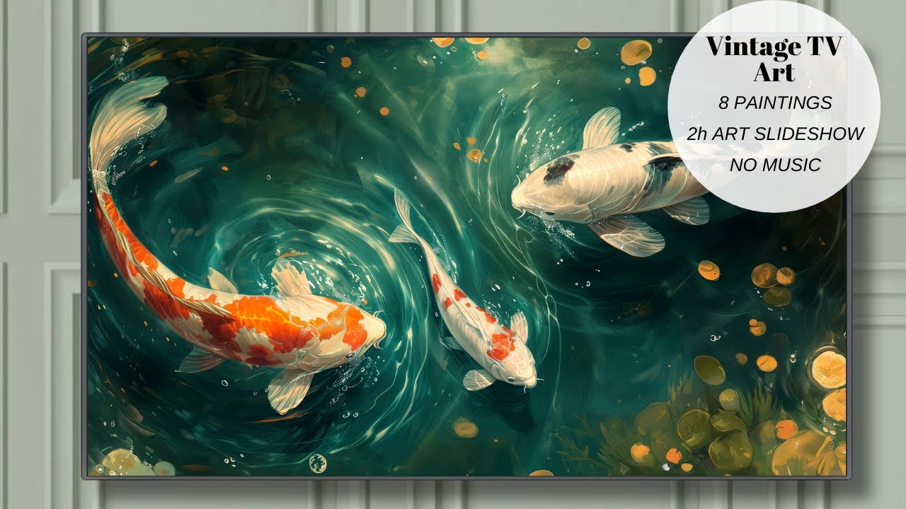 Whimsical Watercolor Wonders: 2 Hours of Studio Ghibli-Inspired Koi Fish Illustrations - YouTube