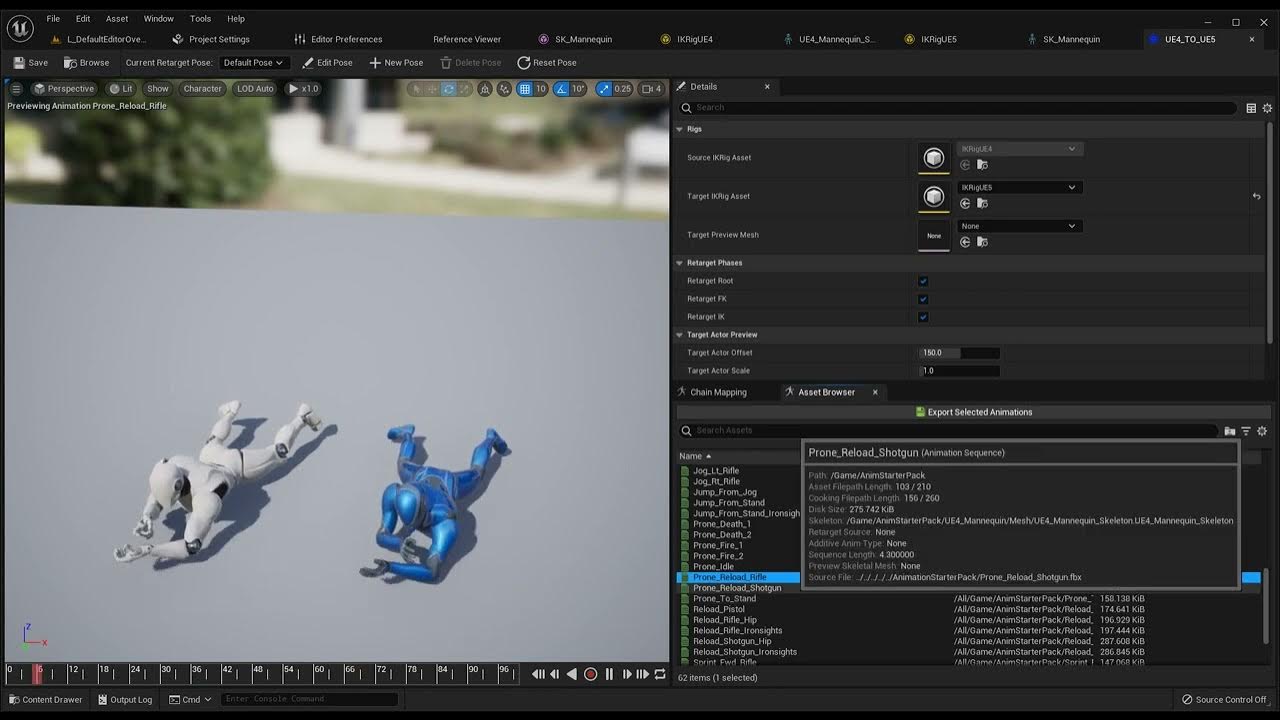 UE5 Animation Retargeting Example Video #3 - YouTube