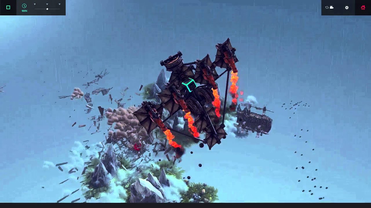 Besiege - Simple Cannon Airplane - YouTube