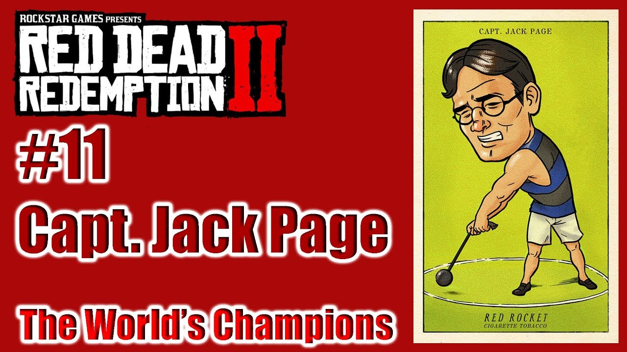 RDR2 - The World's Champions – 11 Capt. Jack Page - Cigarette Card ...