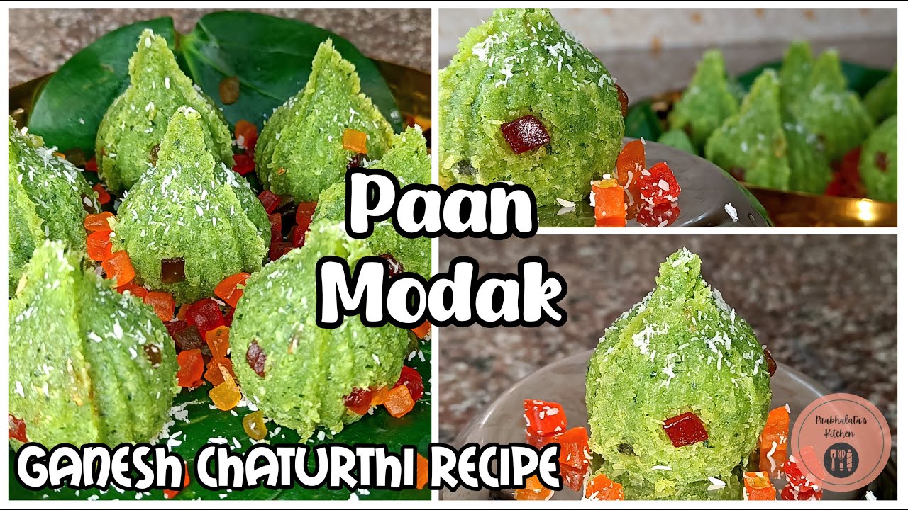 paan modak recipe | modak recipe | how to make modak at home | gulkand ...