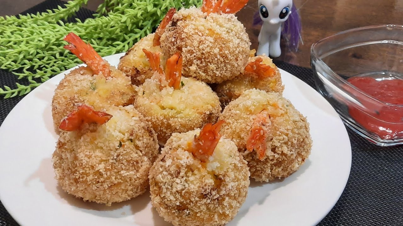 Fried Potato Prawn Recipe(crispy outside soft inside) - YouTube