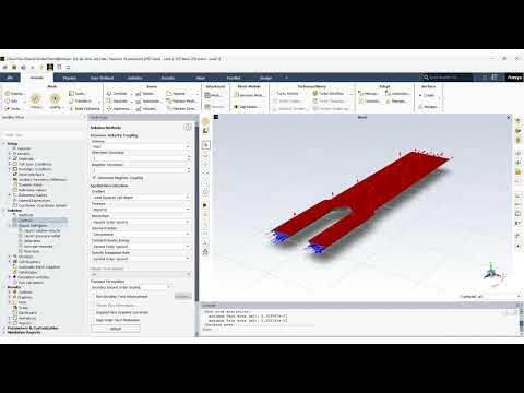 Modeling open water channel flow by VOF method in Ansys Fluent - YouTube