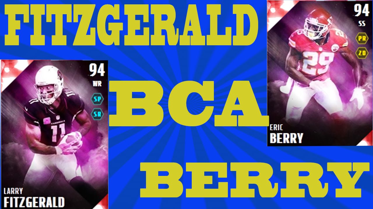 BCA Pack Opening - Larry Fitzgerald BCA Set - Madden NFL 16 - MUT ...