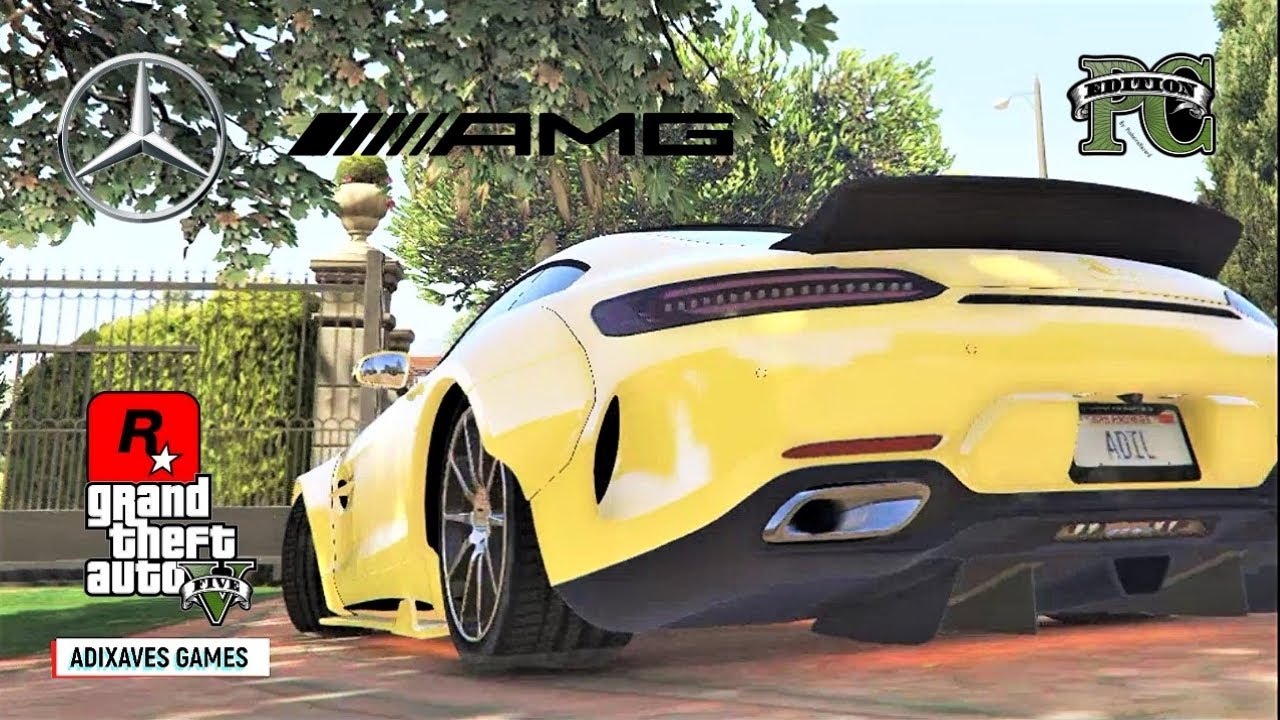 Mercedes-Benz AMG GT + R V2 |GTA V Real Life Mods |Vehicle Review ...