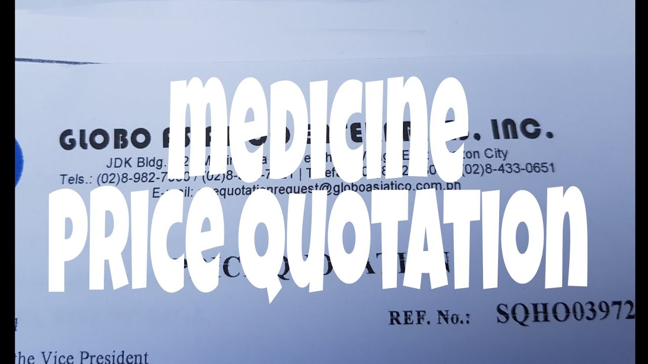 price quotation I medical/financial assistance - YouTube