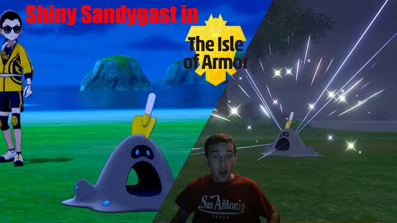 Shiny Sandygast in the Isle of Armor #769 in Pokemon Sword and Shield ...
