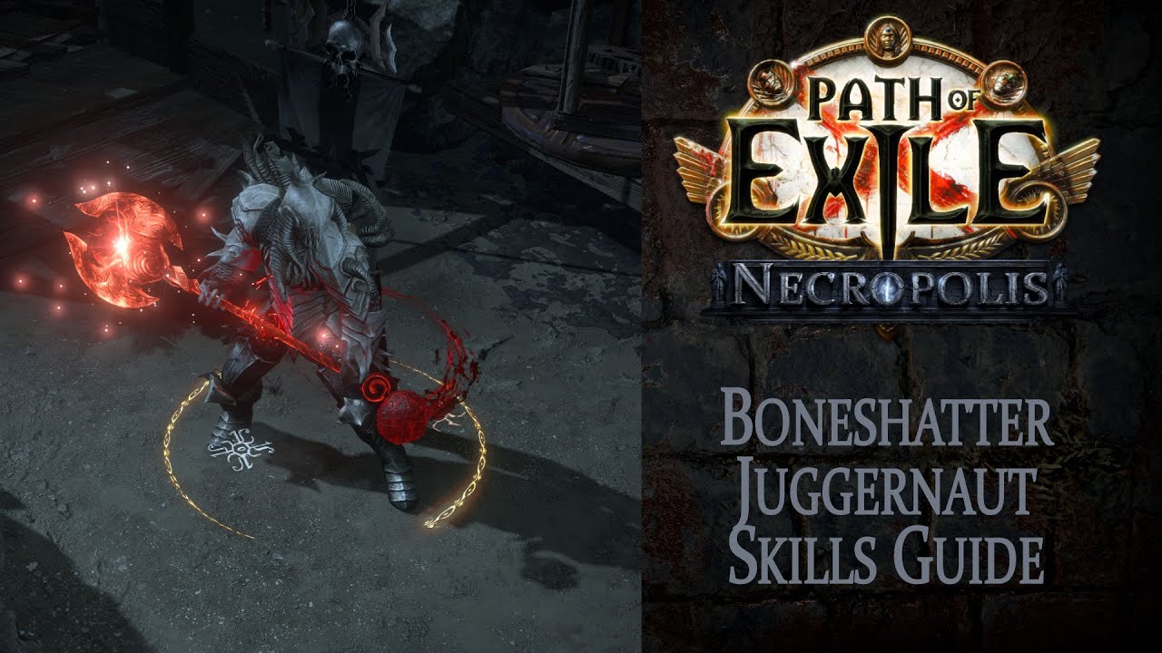 Boneshatter Jugg Skill Gem Guide | Path of Exile - YouTube