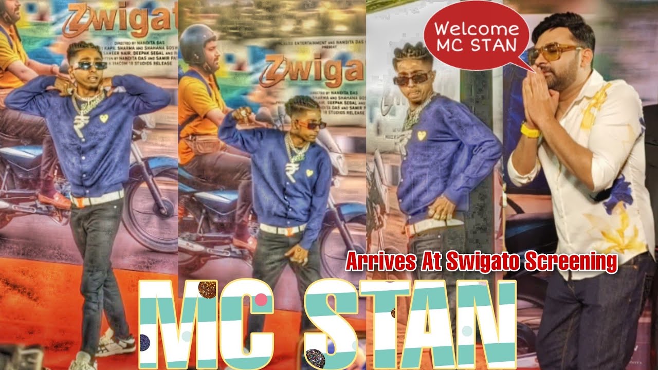 MC STAN Grand Entry At Kapil Sharma Swigato Special Screening | P Town ...