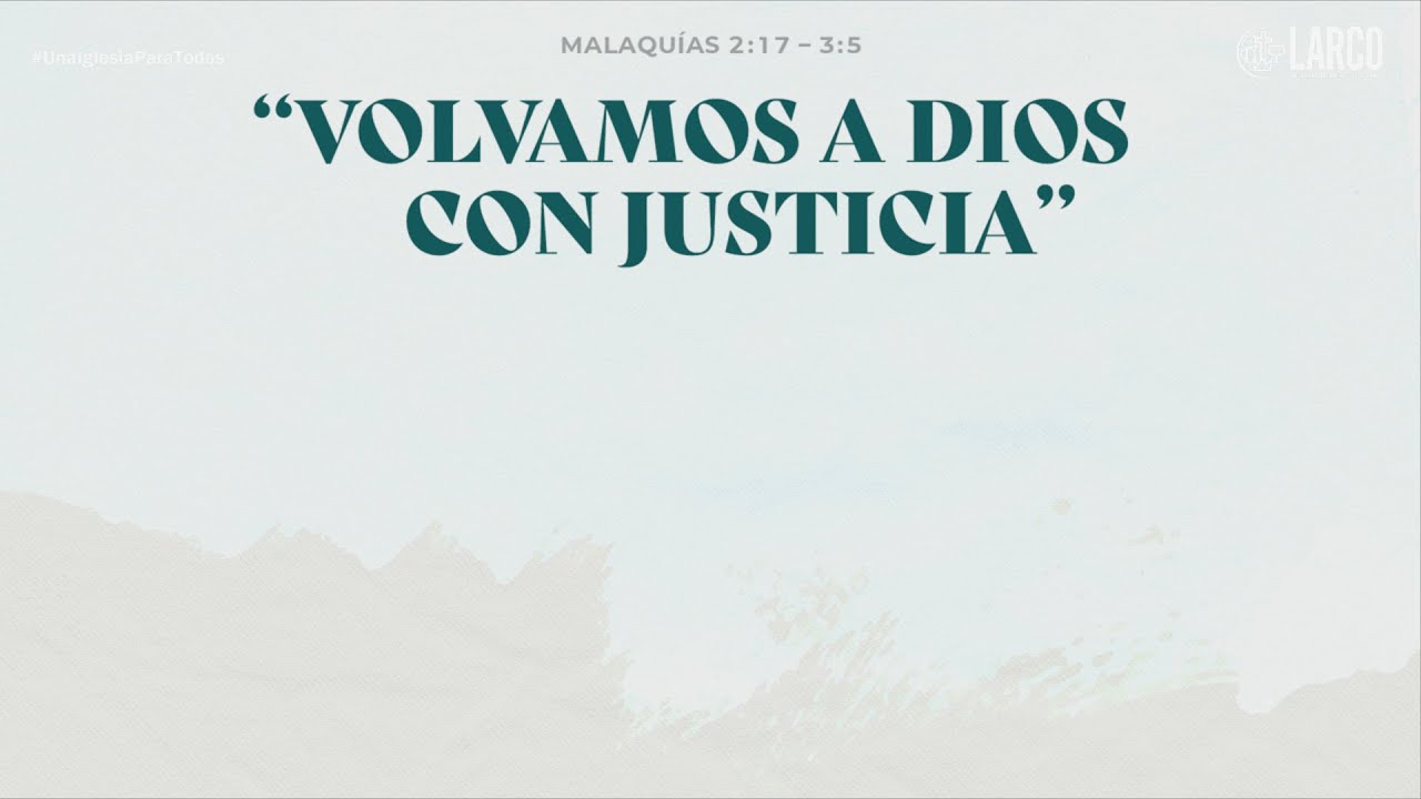 Volvamos a Dios con justicia - Ps. Alex Plasencia - YouTube