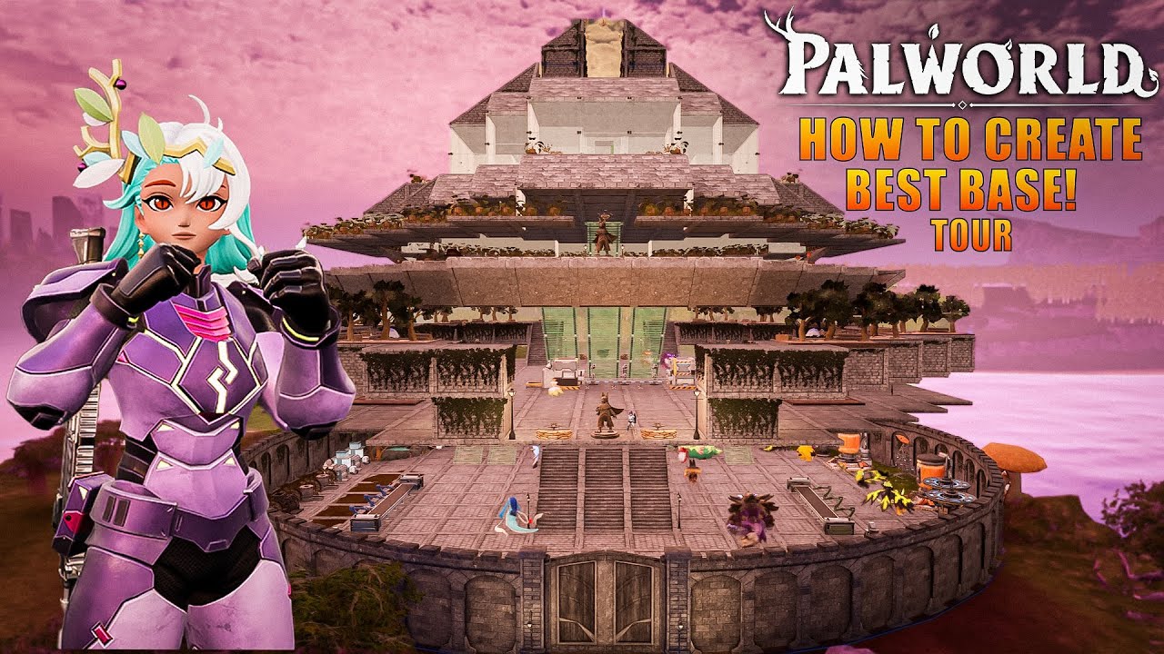 BEST BASE in Palworld (ALL IN ONE) - Breeding / Farming / Ranch Base ...