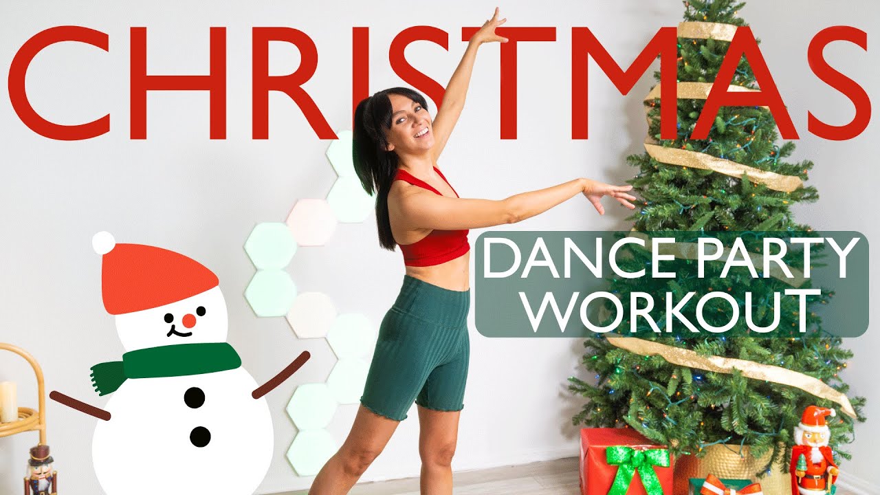 CHRISTMAS DANCE PARTY WORKOUT | All Levels | 100% Happiness Booster ...