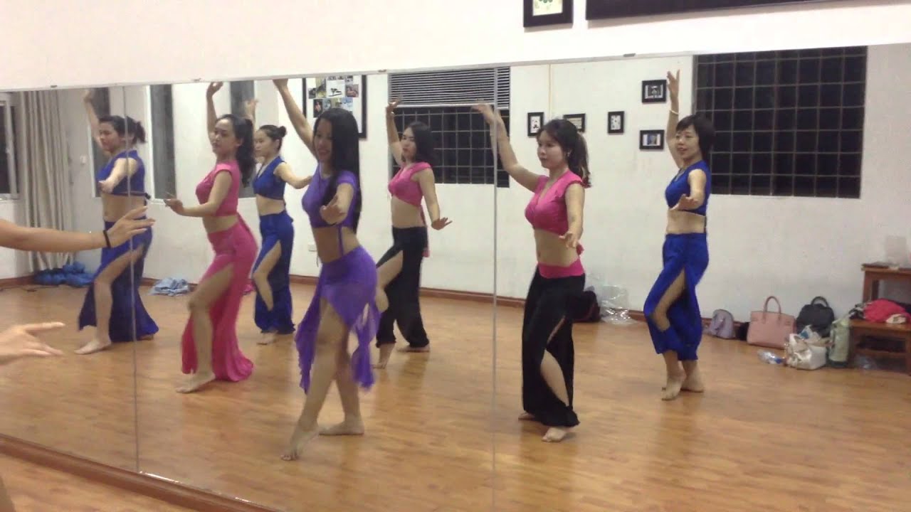 Lớp học múa bụng cơ bản tại Hà Nội - Belly dance Basic - YouTube