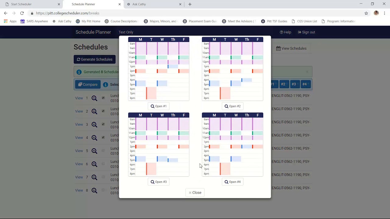 Schedule Planner Feature Demo - YouTube