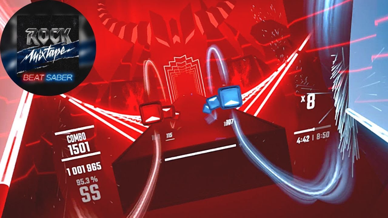 Beat Saber Rock Mixtape DLC - YouTube