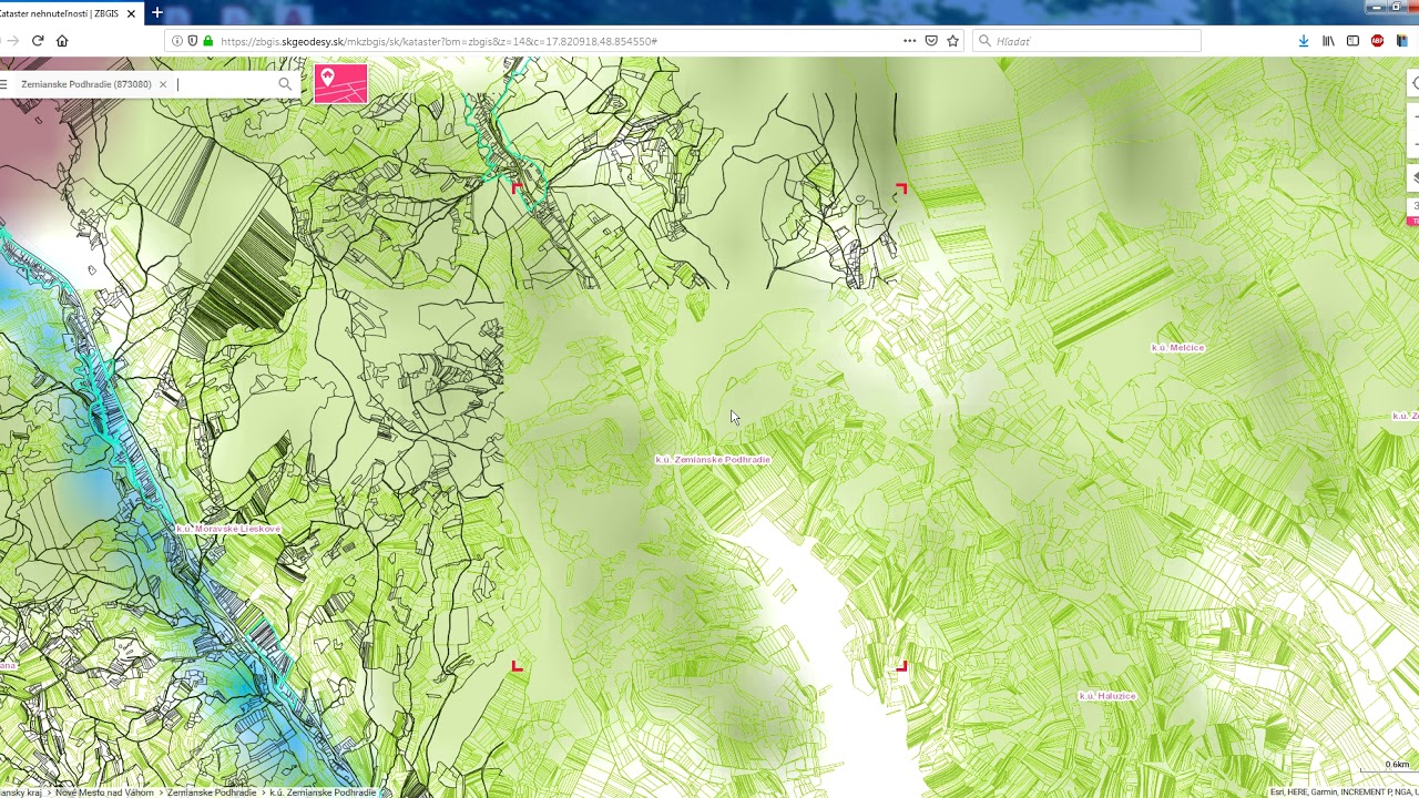 Vyhľadanie čísla parcely na mapke - YouTube