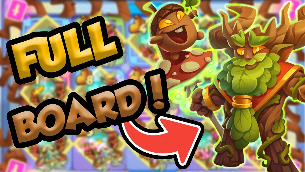 Max Level Treant Domination: Full Board of Tier 4 Power in Rush Royale ...