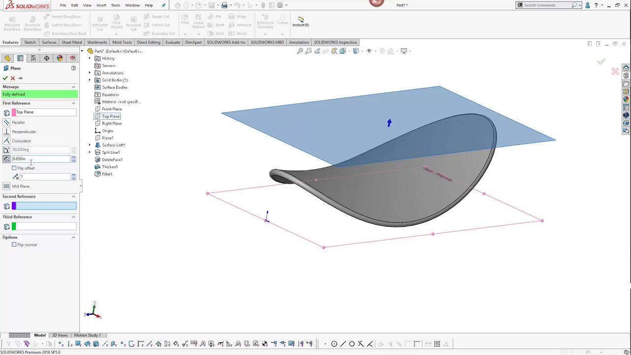 Chapter 8-Lofted Surface - YouTube
