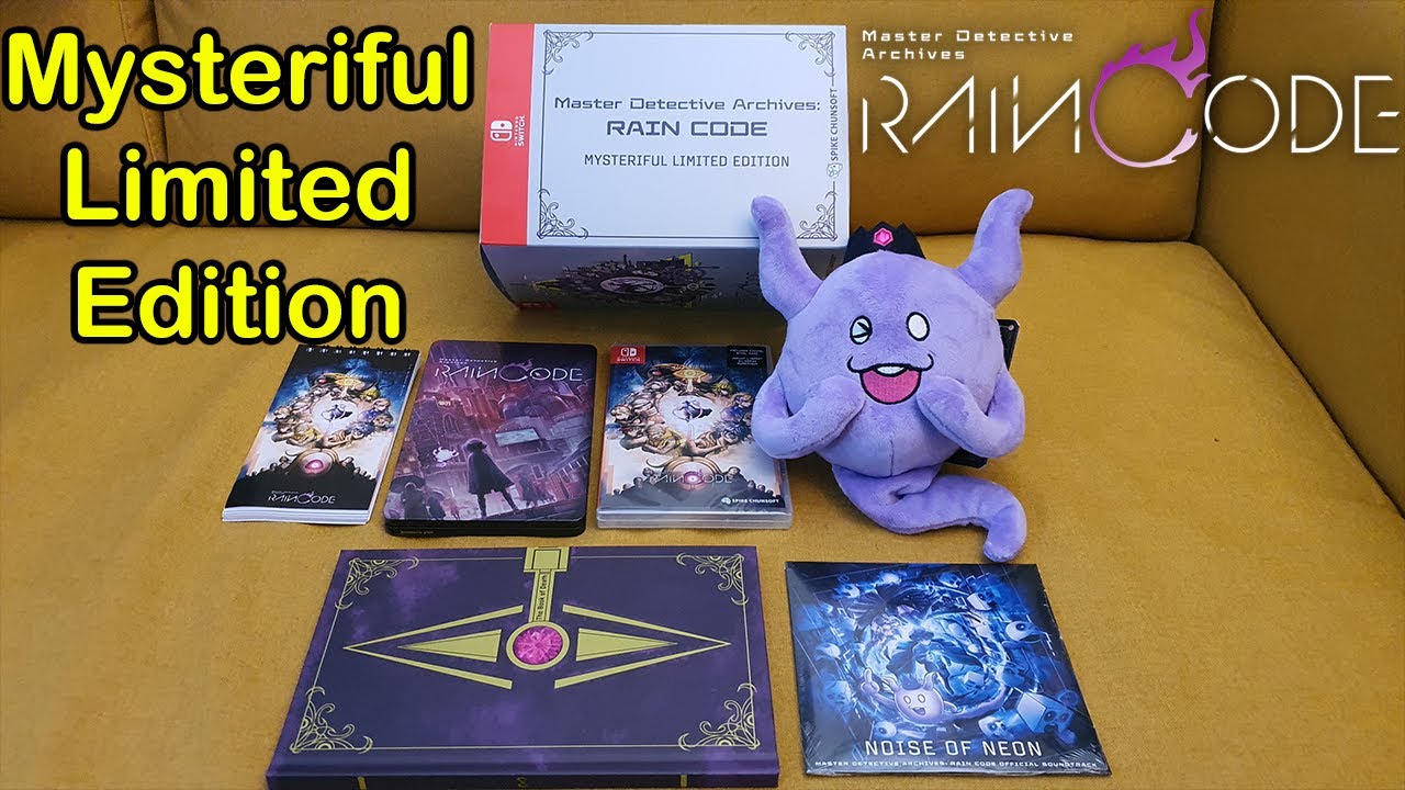 Master Detective Archives: RAIN CODE Mysteriful Limited Edition UNBOXING - YouTube