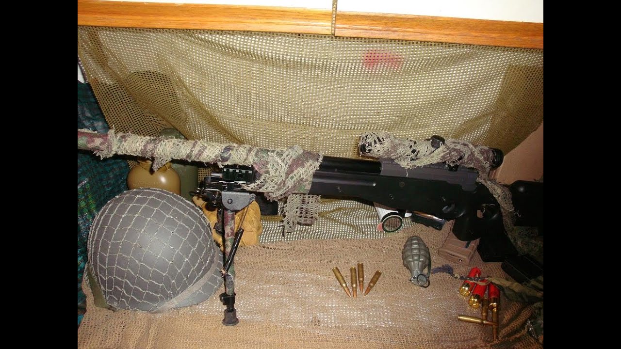 Well MB 01 08 Spring Sniper Rifle - YouTube